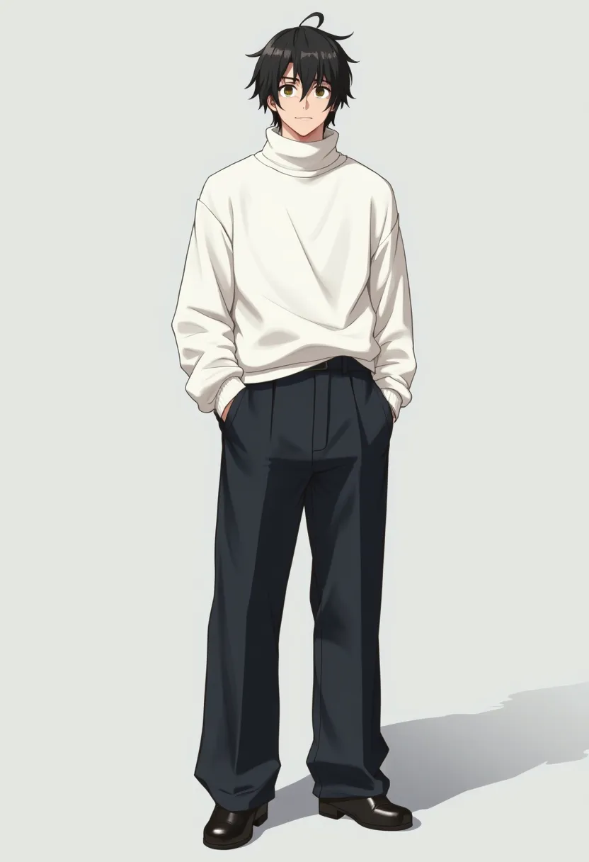 Gojo Satoru White Turtleneck